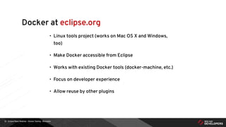Eclipse Neon Webinar - Docker Tooling for Developers | PPT