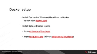 Eclipse Neon Webinar - Docker Tooling for Developers | PPT