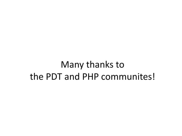 Eclipse pdt indigo release review | PPT