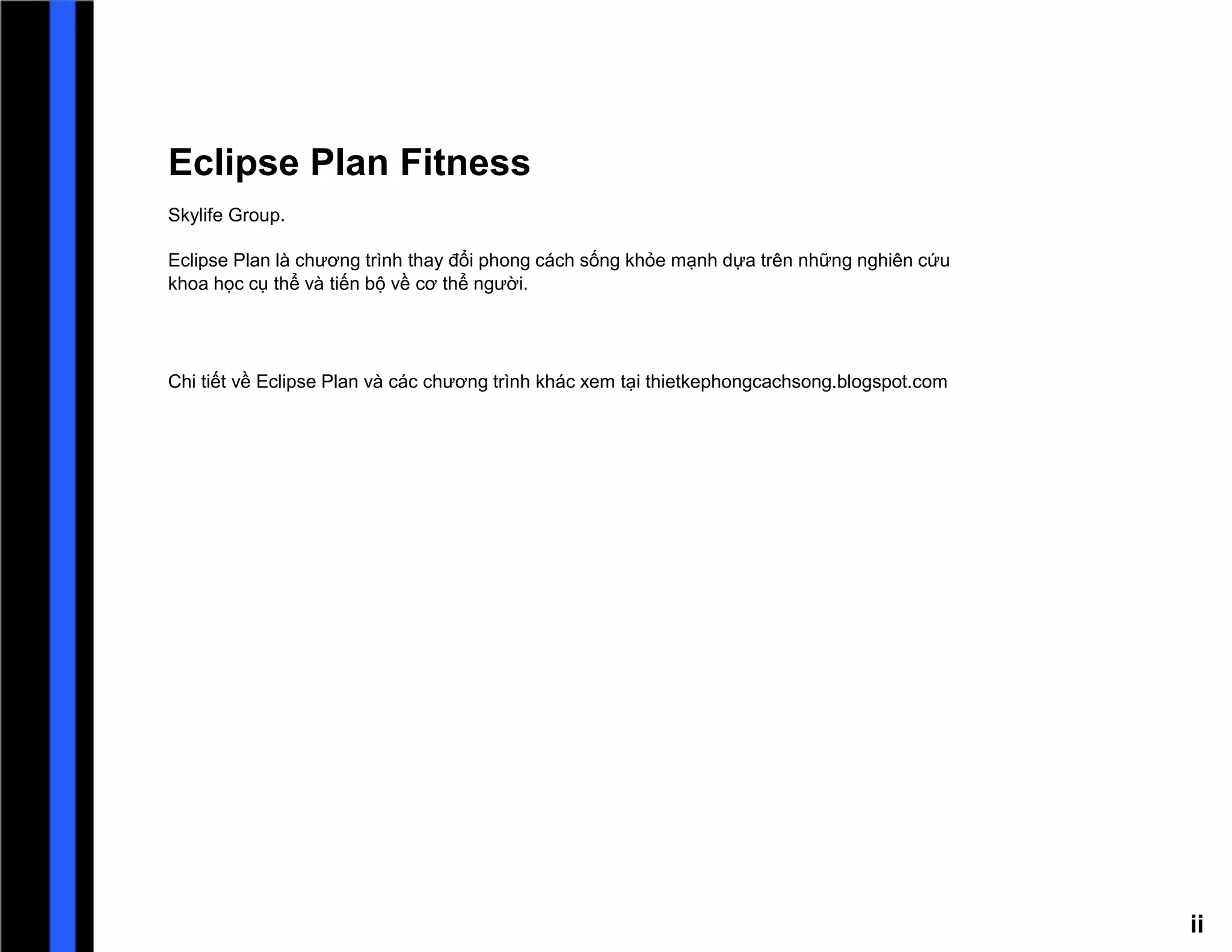 Eclipse Plan Fitness | PPT
