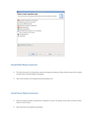 Eclipse plug in mylyn & tasktop | PDF