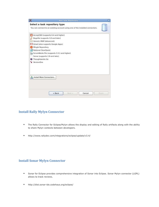 Eclipse plug in mylyn & tasktop | PDF