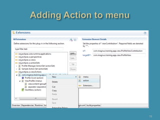 Eclipse Rcp4.1 | PPTX | Programming Languages | Computing