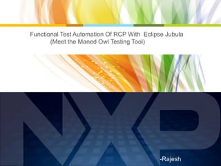 Eclipse Day India 2015 - Eclipse RCP testing using Jubula based ...