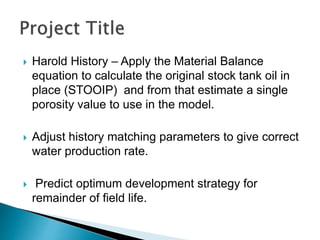 Eclipse reservoir simulation project presentation slides team ucsi | PPTX