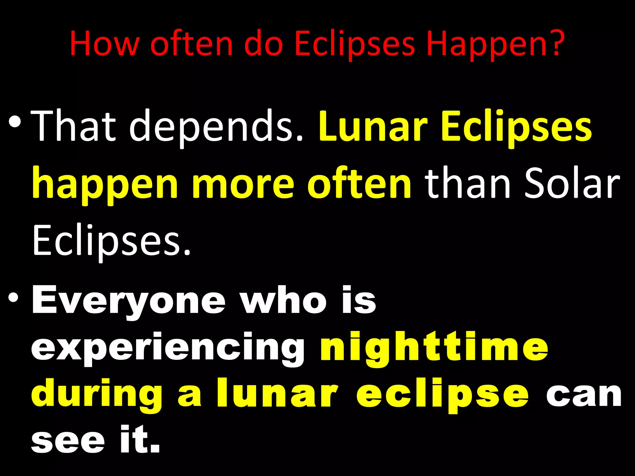 Eclipses | PPT