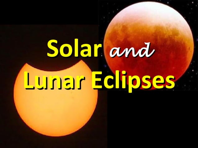 Eclipses | PPT