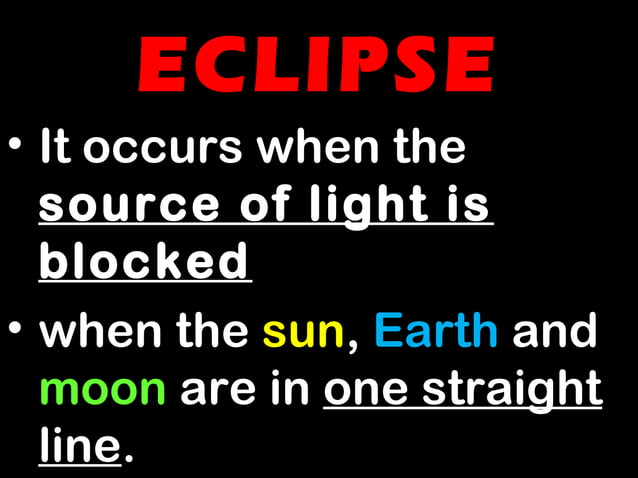 Eclipses | PPT