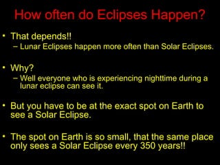 Eclipses by WSTA412 | PPT