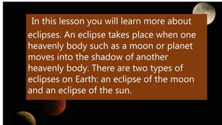 ECLIPSES.pptx | Geography | Science