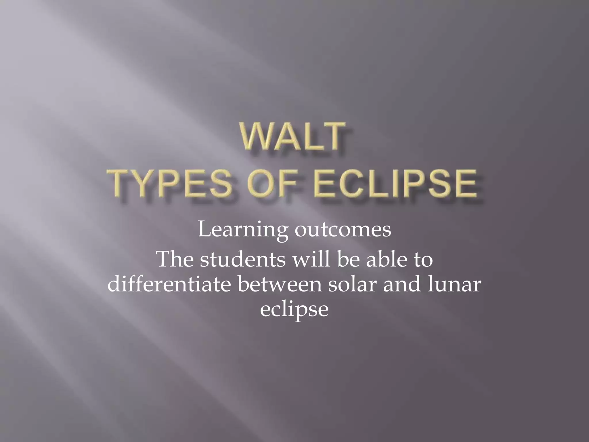 Eclipses grade 5 science | PPTX