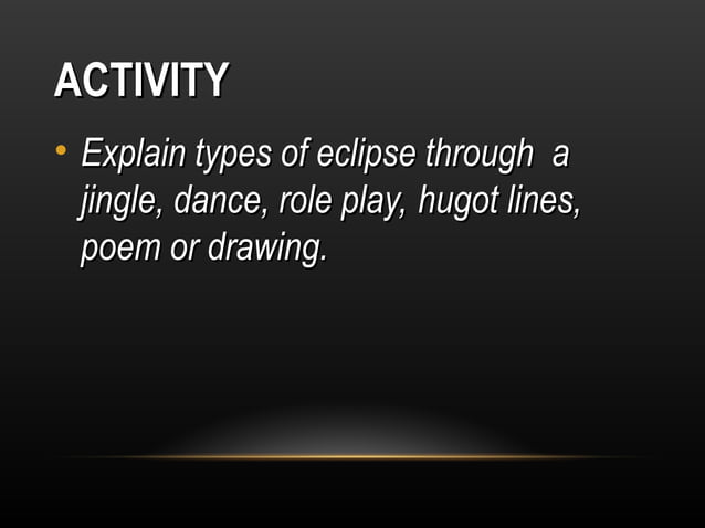 solar and lunar eclipses for grade 7 science lesson .ppt