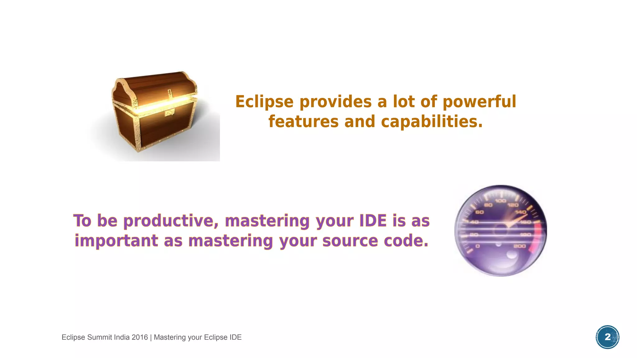 Mastering Your Eclipse Ide Tips Tricks Java 8 Tooling And More Ppt