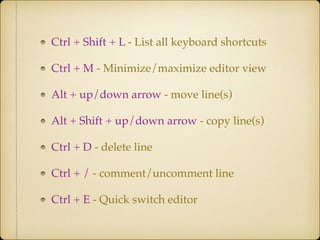 Eclipse tips & tricks | PDF