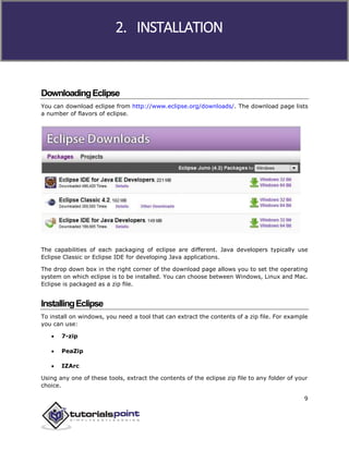 Eclipse tutorial | PDF | Programming Languages | Computing