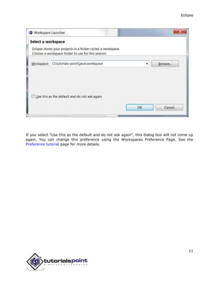 Eclipse tutorial | PDF | Programming Languages | Computing