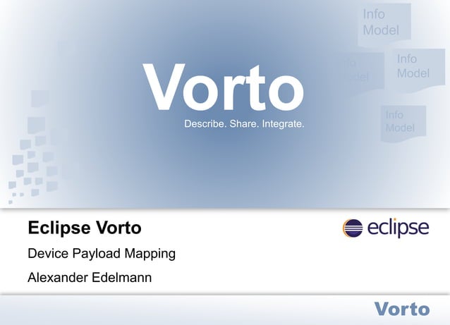 Eclipse Vorto - Device Payload Mapping | PPT