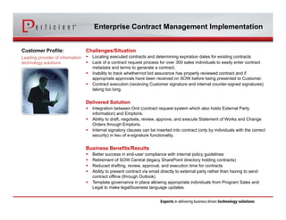IBM Enterprise Contract Management ROI | PDF