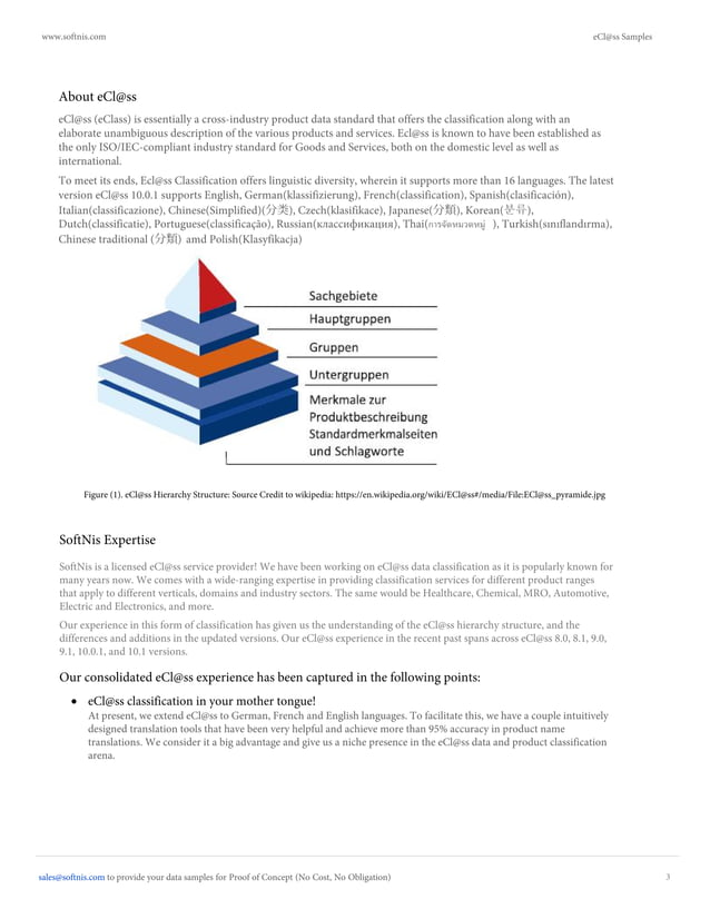 Ecl@ss (eClass) product classification (mapping) process and samples | PDF
