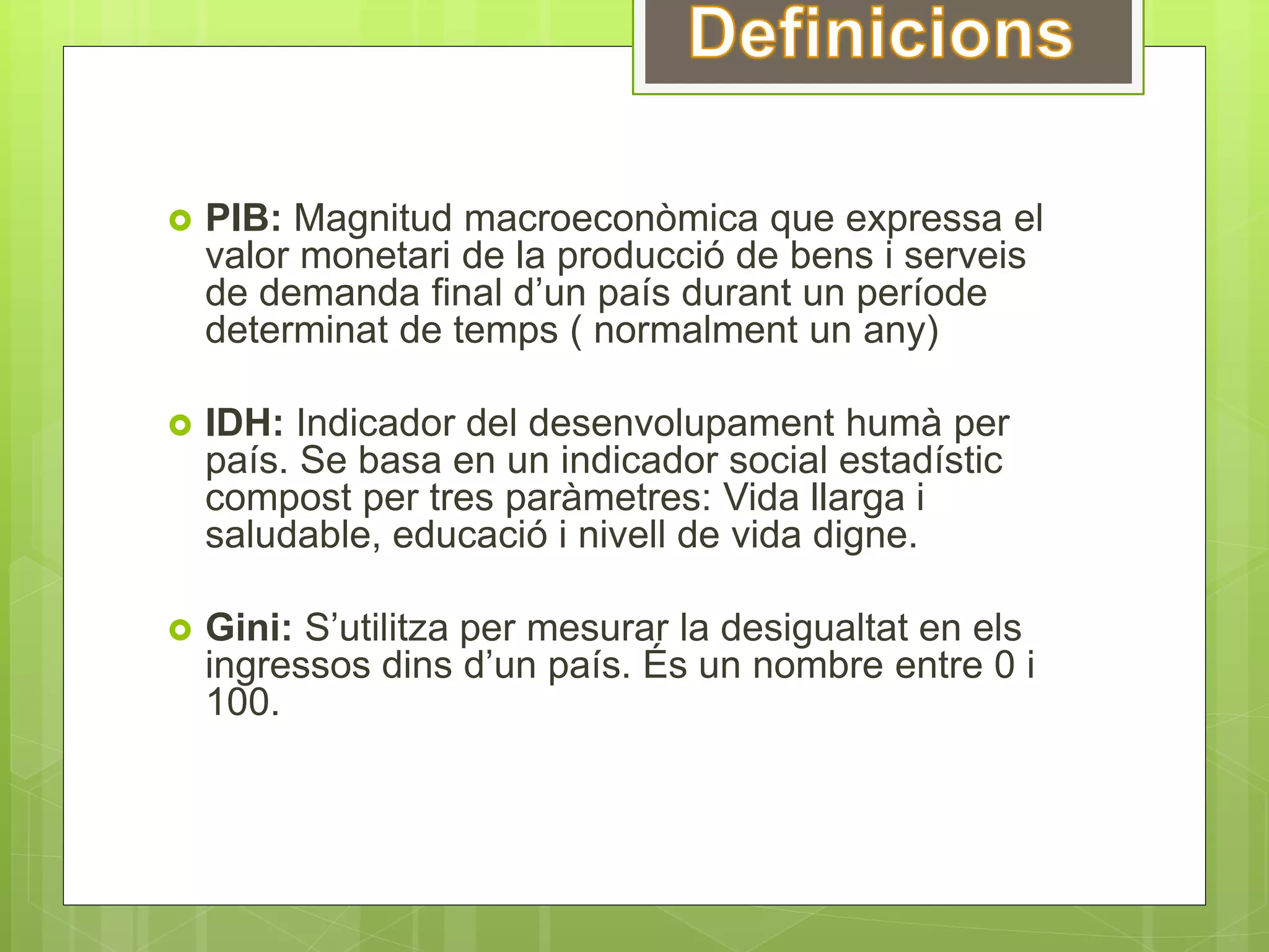 Desenvolupament econòmic:Mali | PPT
