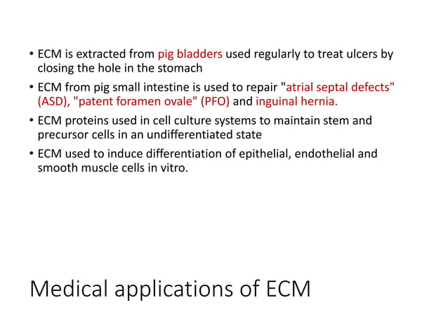 ecm-extra cellular matrix and its function.pptx | Biological Sciences | Science