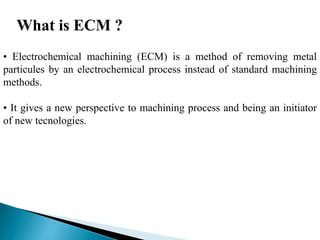 Ecm | PPTX | Chemistry | Science