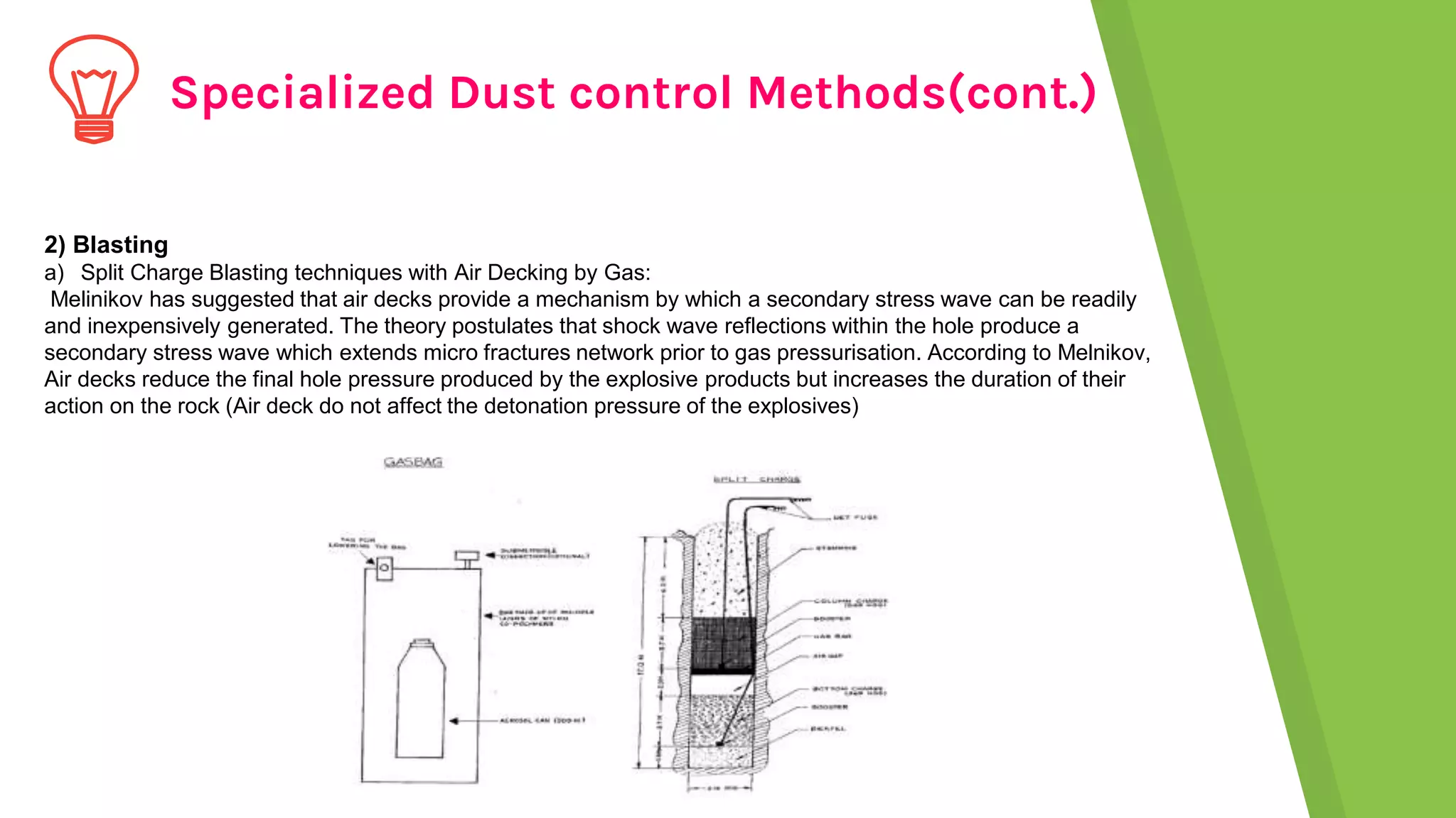 Dust monitoring and control in metal Mines | PPTX