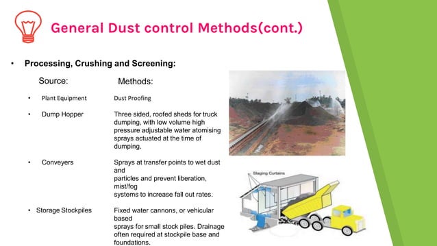 Dust monitoring and control in metal Mines | PPTX