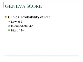 Pulmonary Embolism | PPT
