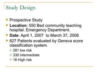 Pulmonary Embolism | PPT