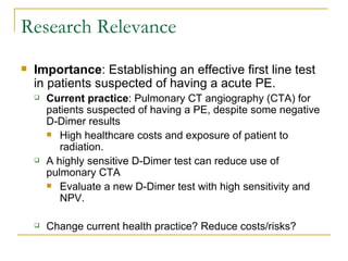 Pulmonary Embolism | PPT