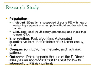 Pulmonary Embolism | PPT