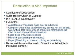 Preservation of Content in a Multi-channel Environment | PPT