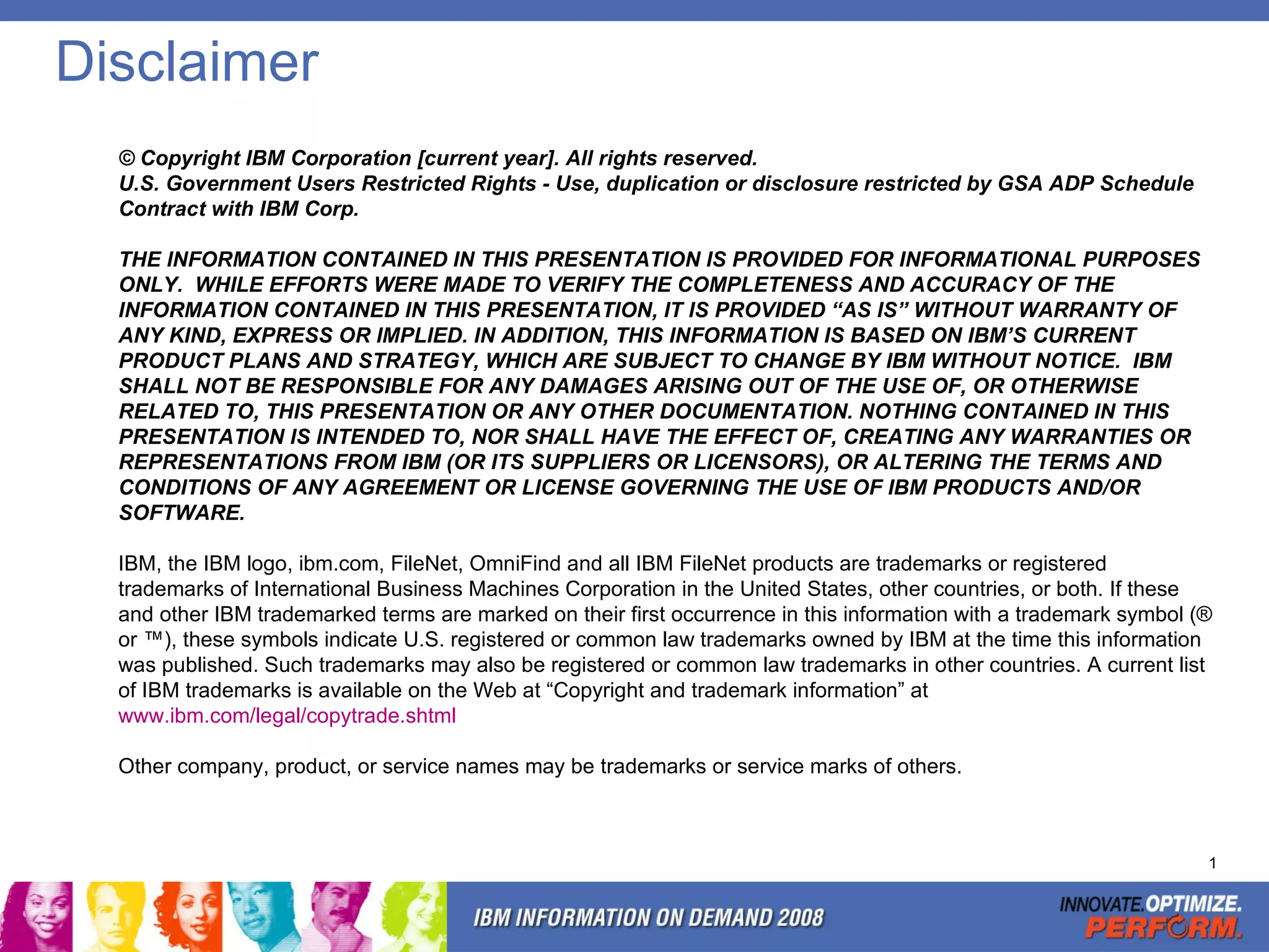 IBM FileNet ECM Roadmap | PPT