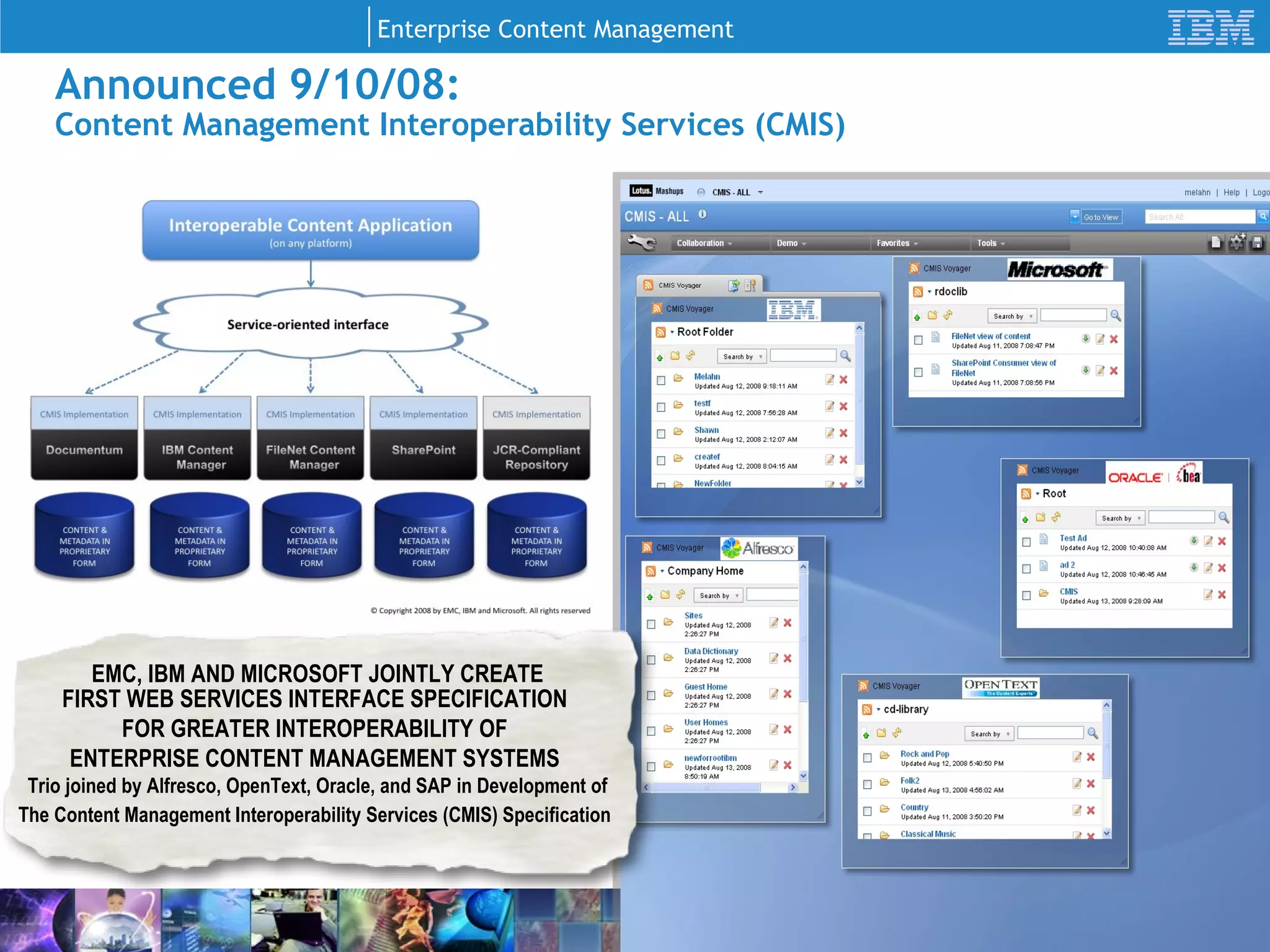 IBM FileNet ECM Roadmap | PPT