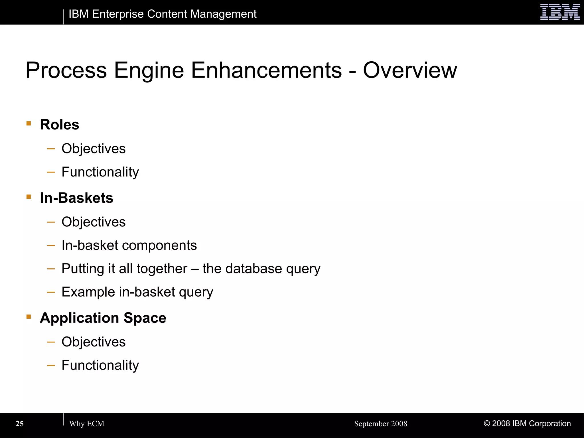 IBM FileNet ECM Roadmap | PPT