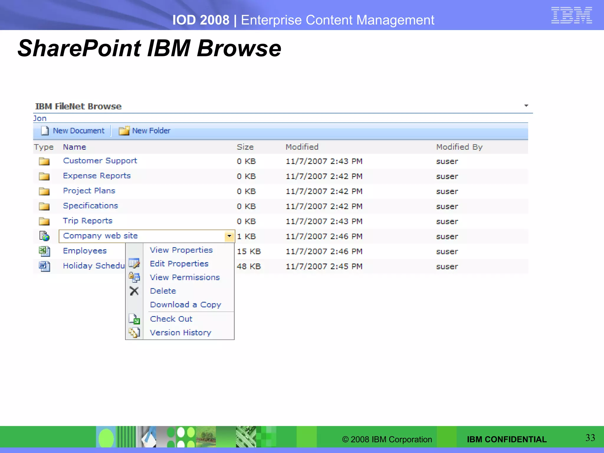 IBM FileNet ECM Roadmap | PPT