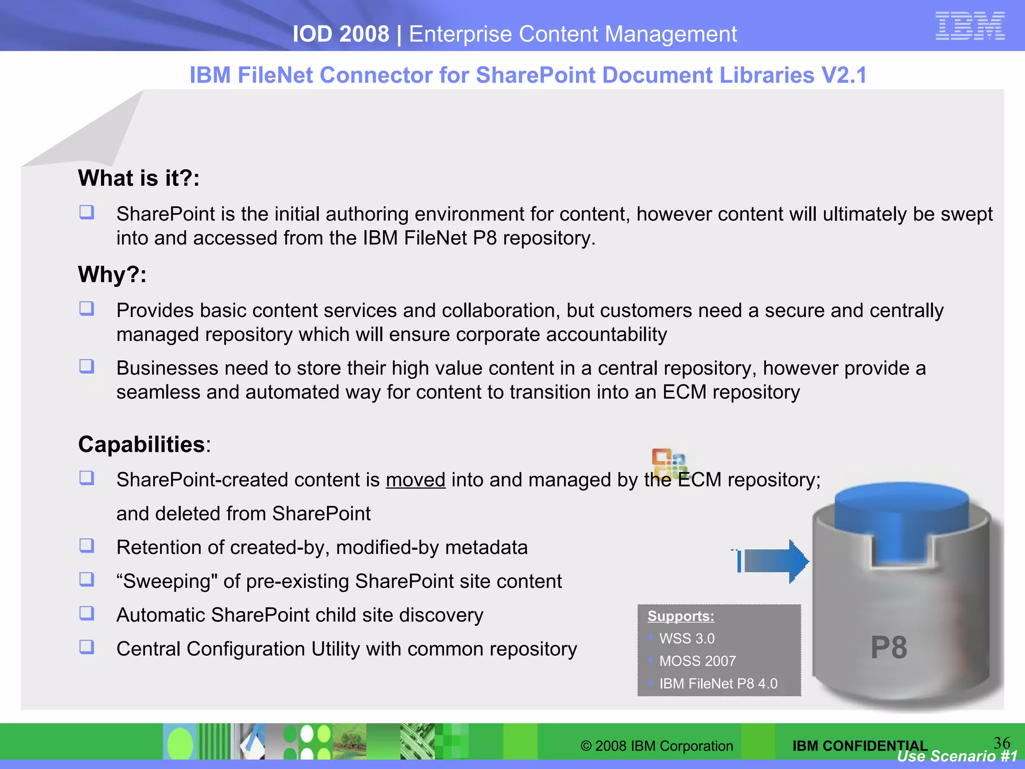 IBM FileNet ECM Roadmap | PPT