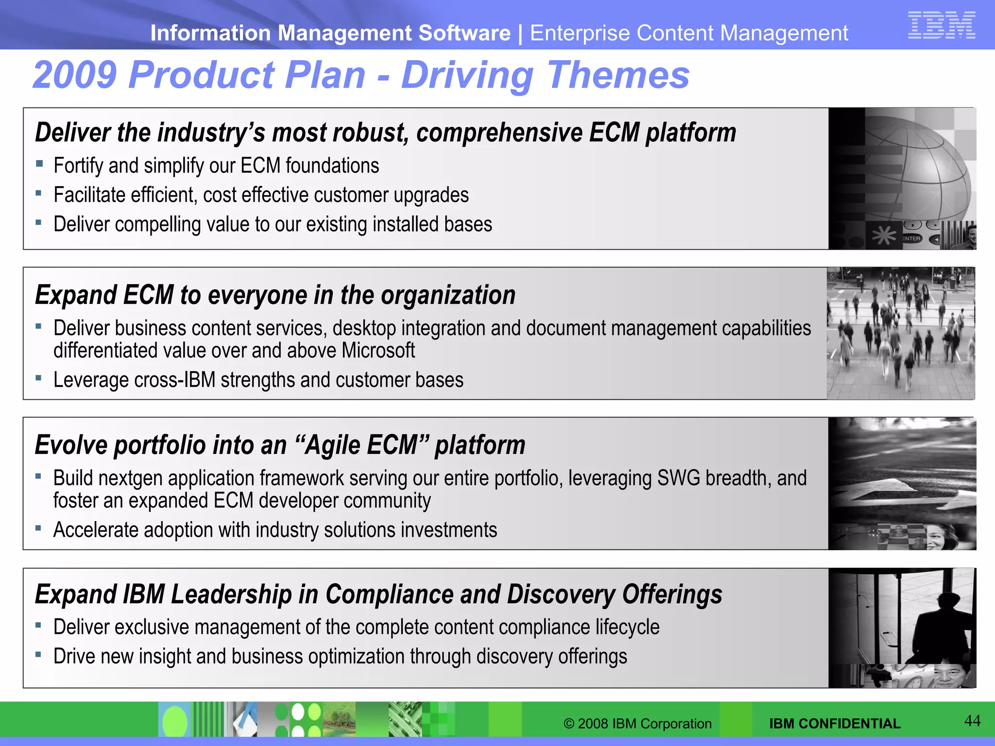 IBM FileNet ECM Roadmap | PPT