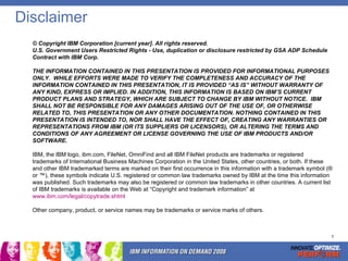 IBM FileNet ECM Roadmap | PPT