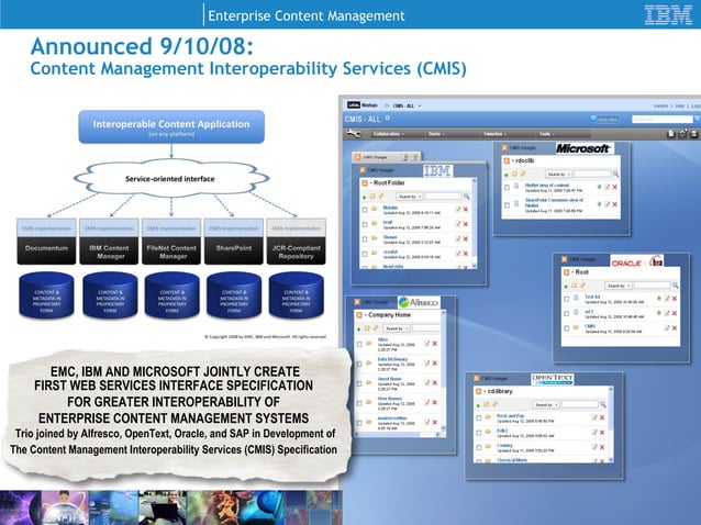 IBM FileNet ECM Roadmap | PPT