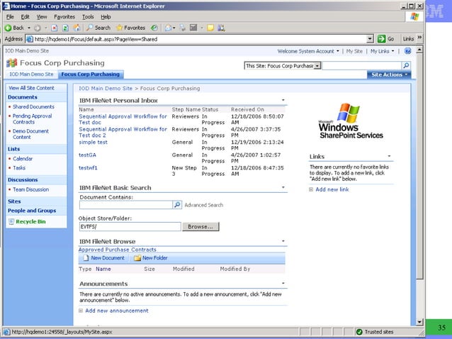 IBM FileNet ECM Roadmap | PPT