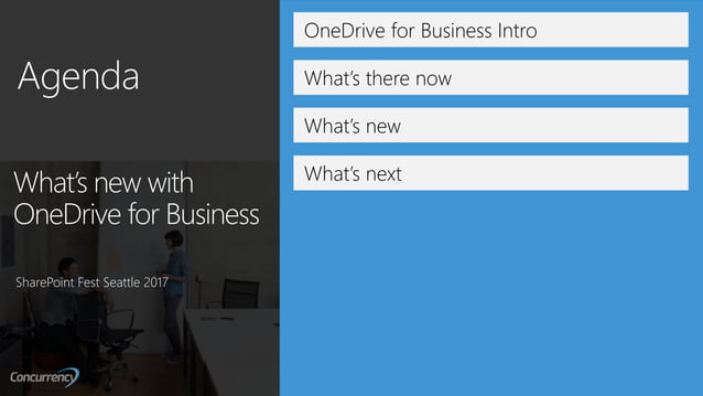 What's New with OneDrive for Business - SPFestSeattle | PPT