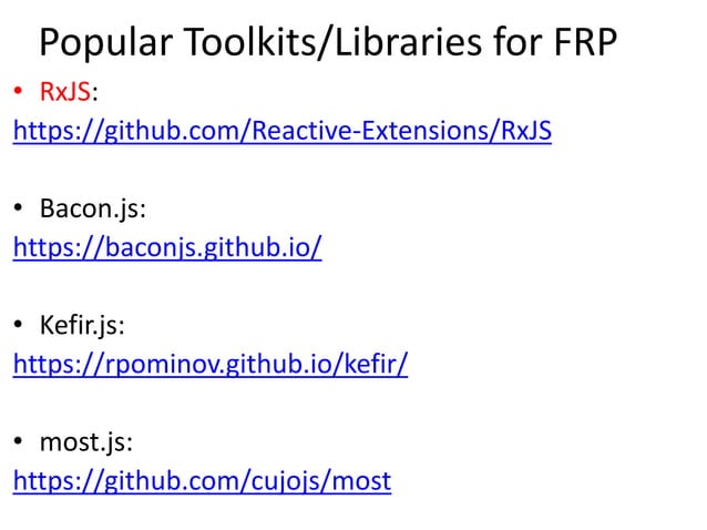 Functional Reactive Programming (FRP): Working with RxJS | PPT Functional Reactive Programming (FRP): Working with RxJS | PPT
