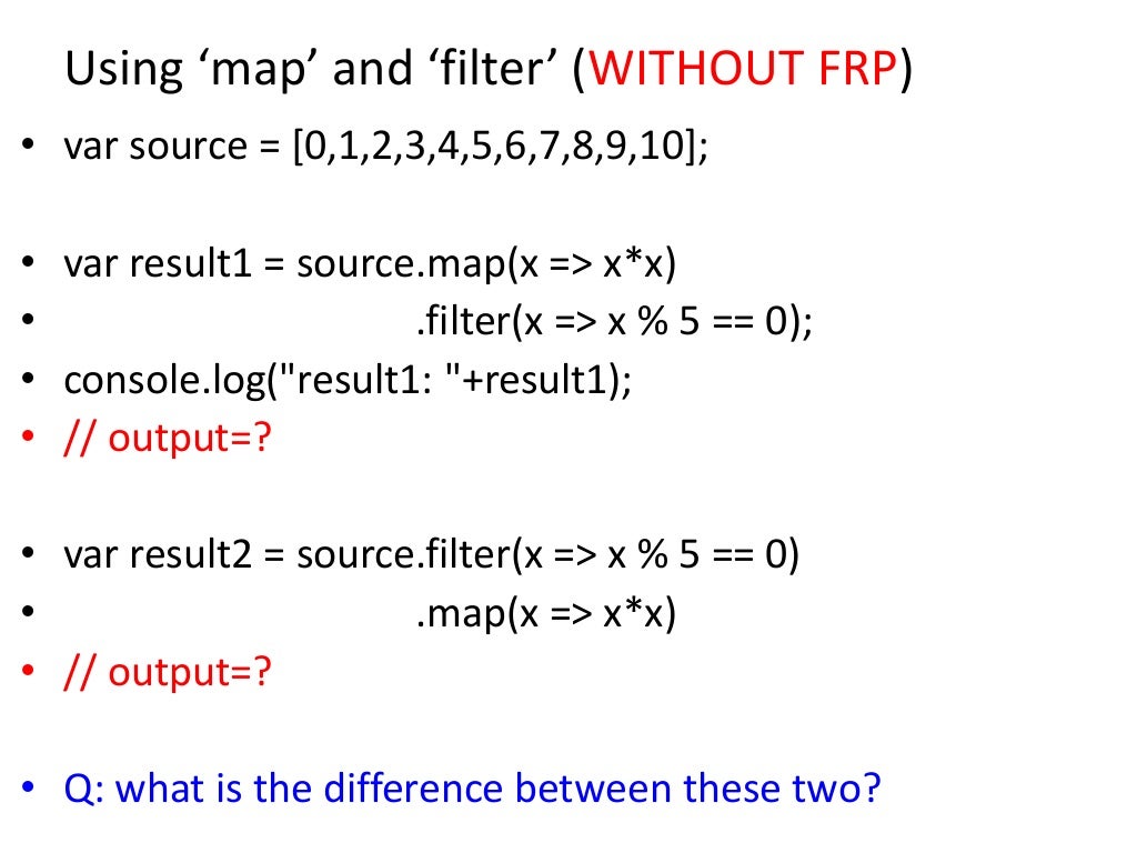 Functional Reactive Programming (FRP): Working with RxJS