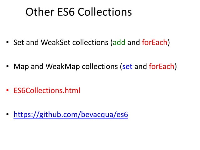 ECMA5 and ES6 Promises | PPT