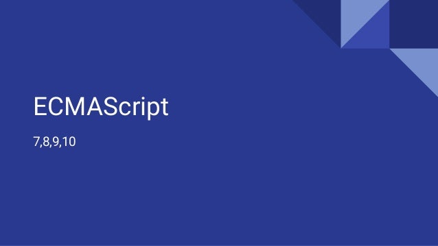 Ecma Script