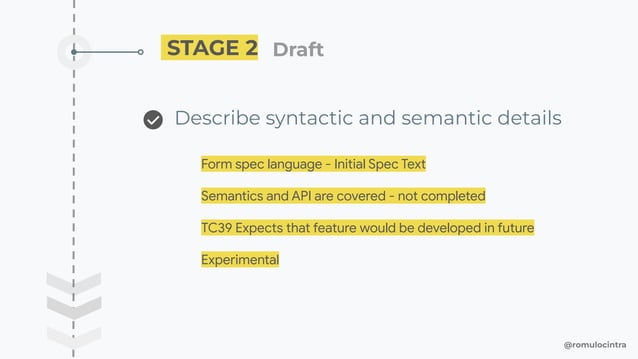 From the proposal to ECMAScript – Step by Step | PPT