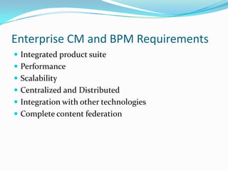 ECM BPM Strategy With Enterprise Architecture Maturity Model | PPTX