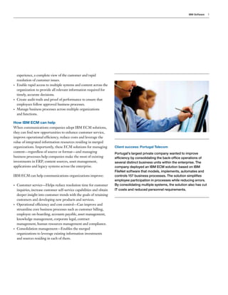 IBM Enterprise Content Management Solutions -Making your industry our ...
